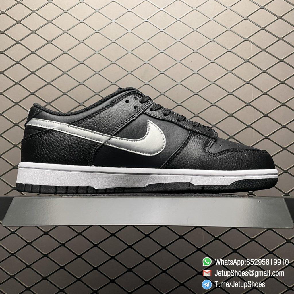 Replica NBA x Nike Dunk Low ‘Black & Silver’ for Celebrates NBA’s 75th ...