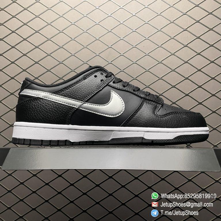 Replica NBA x Nike Dunk Low ‘Black & Silver’ for Celebrates NBA’s 75th ...